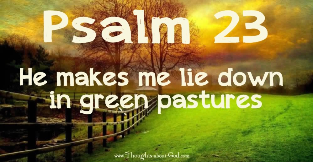 Green Pasture Time - Devotional on Psalm 23