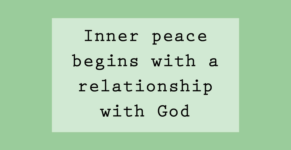 Inner Peace - Thoughts about God Devotional by Gail Rodgers