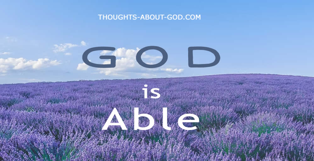 God is Able - A Devotional by Sylvia Gunter